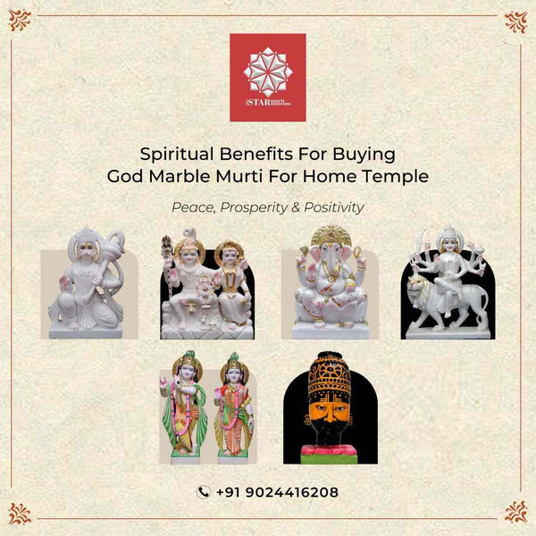 Spiritual Benefits For Buying God Marble Murti For Home Temple